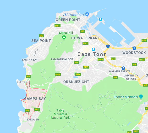 Camps Bay Beach: diviértete y relájate en Ciudad del Cabo, Sudáfrica